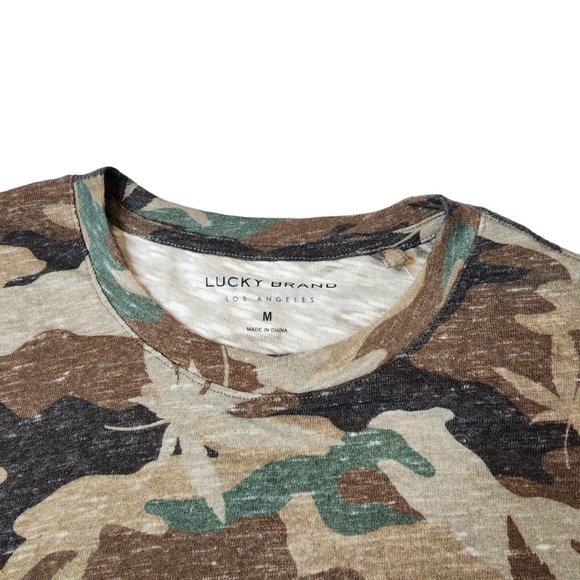 Lucky Brand | Shirts | Lucky Brand Mens Camo Weed Leaf T Shirt ...